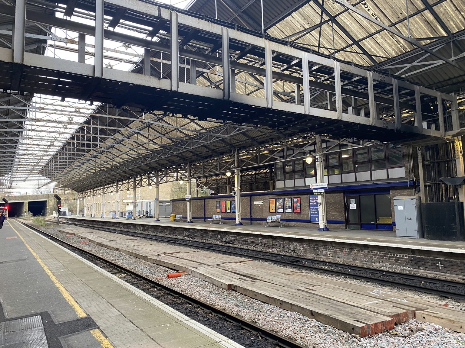 Huddersfield Railway Station is receiving new TransPennine renovations